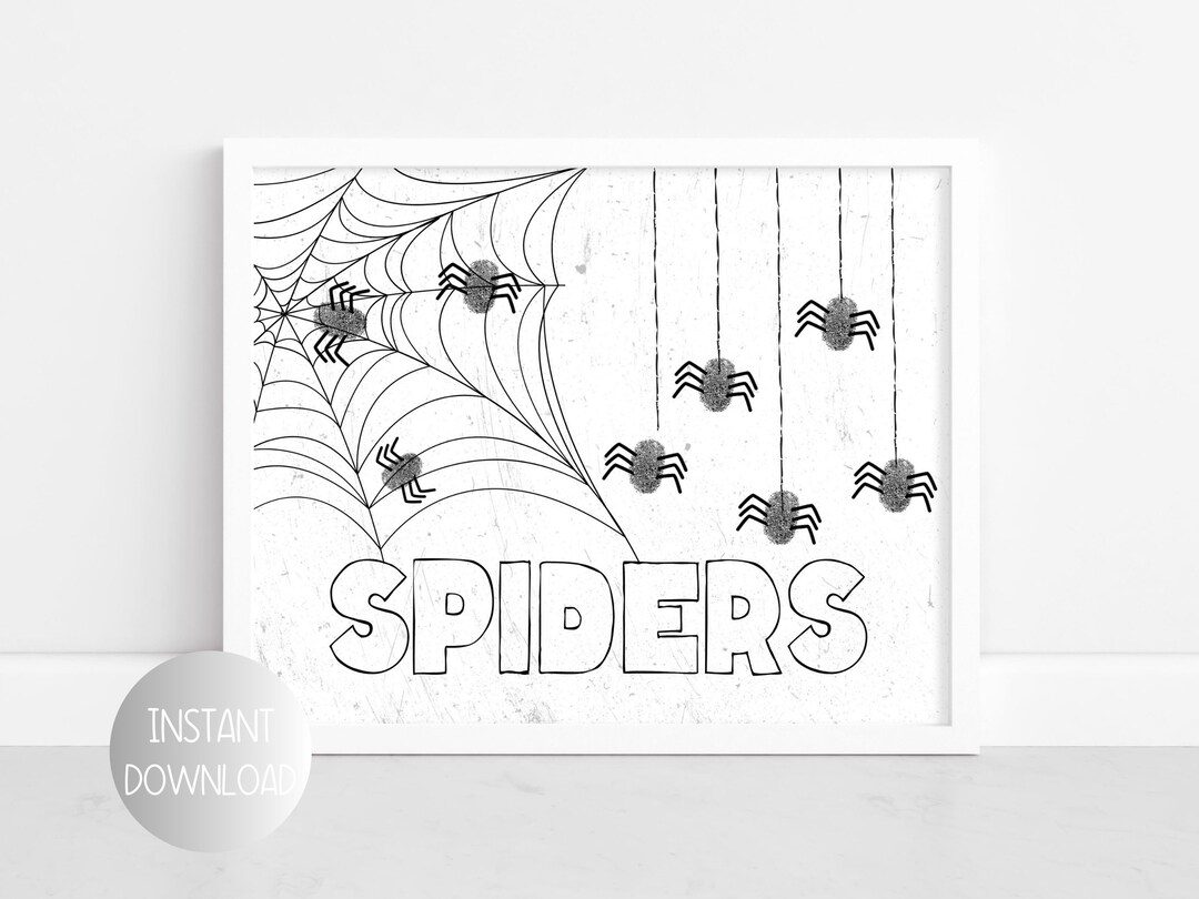 Printable Halloween Handprint Craft, Fall Handprint Craft, DIY ...