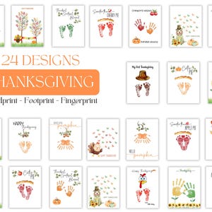 Printable Autumn Handprint Craft for Kids, Pumpkin Handprint Art ...