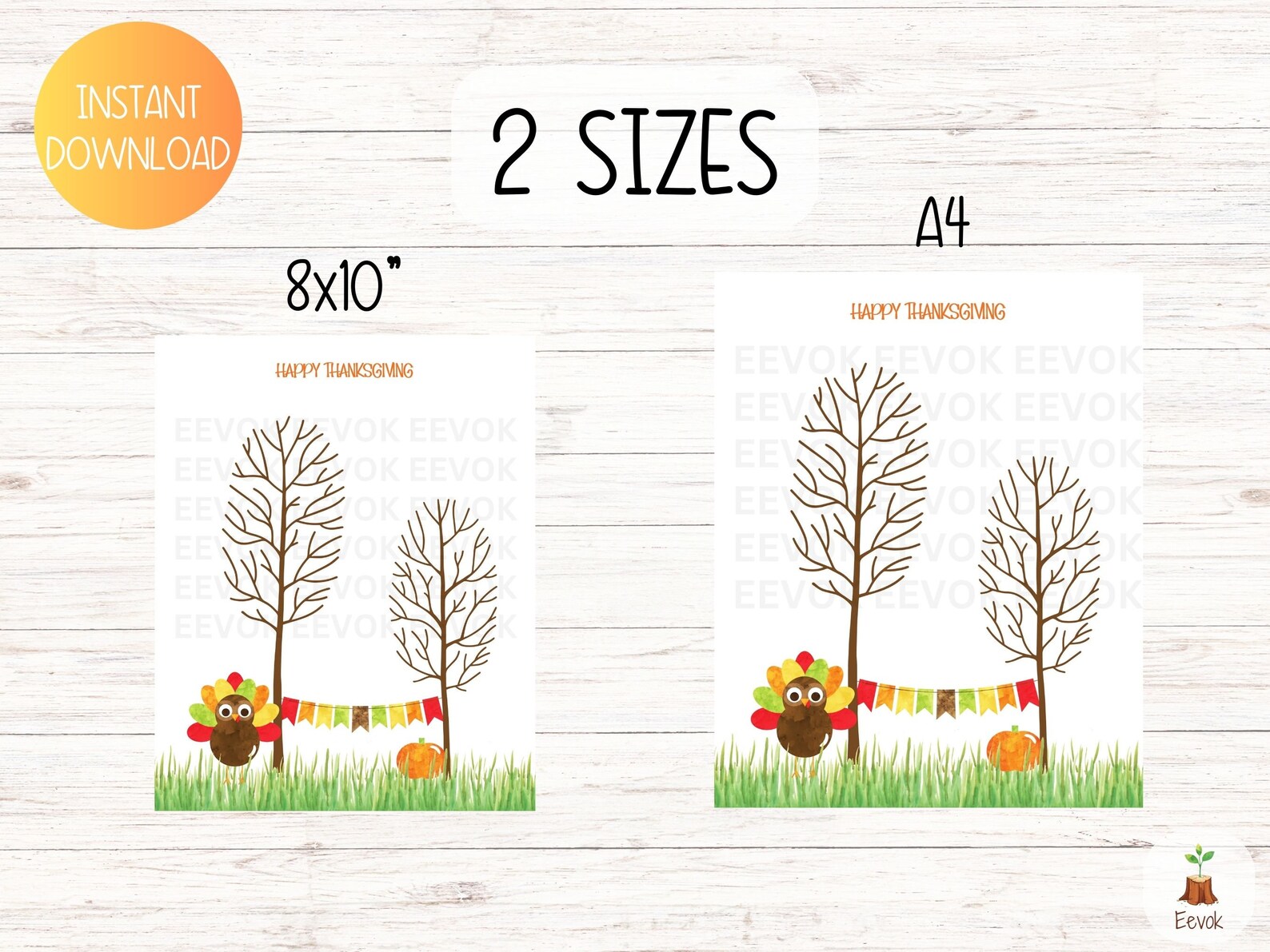 Printable Thanksgiving Craft for Kids, Fall Craft for Preschool ...