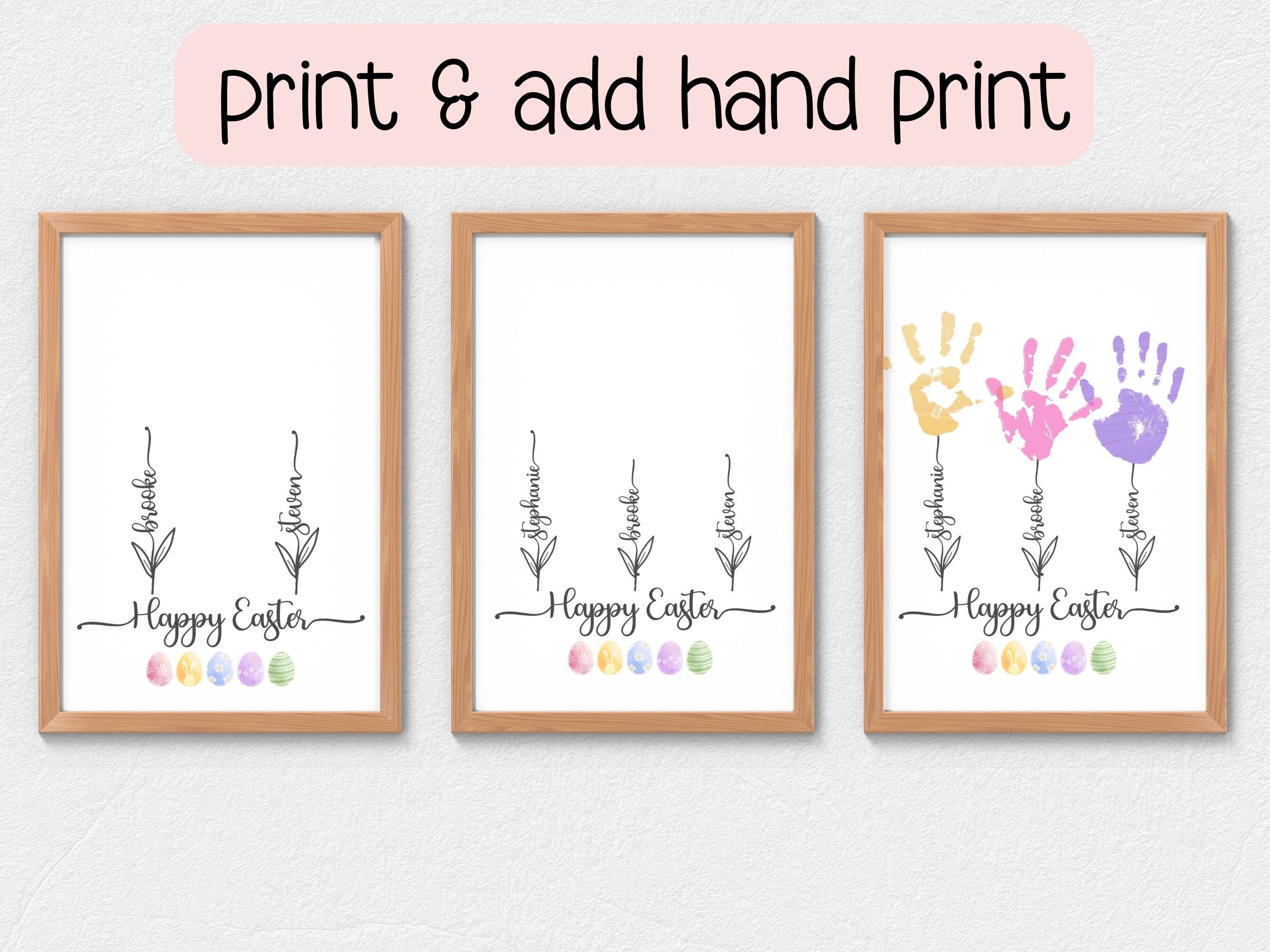 Printable Easter Craft for Kids Handprint Art Printable Handprint Gift ...