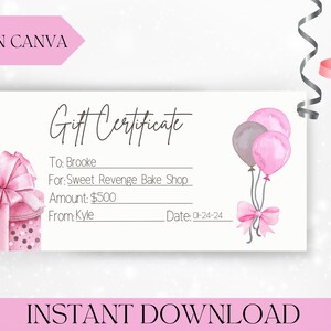 Printable Gift Certificate Ticket Template Gift Card Coupon Printable ...