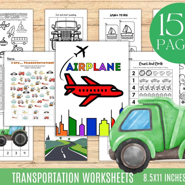 Transportation Alphabet - Etsy