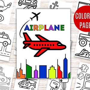 Transportation Preschool Printable Activities, Toddler Busy Book, Boys ...