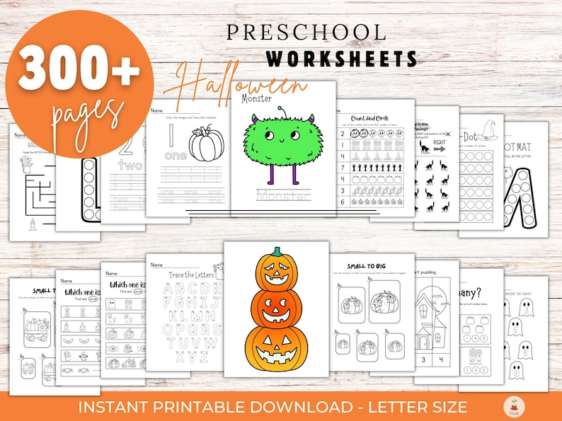 Printable Preschool Halloween Worksheets Halloween Resources Halloween ...