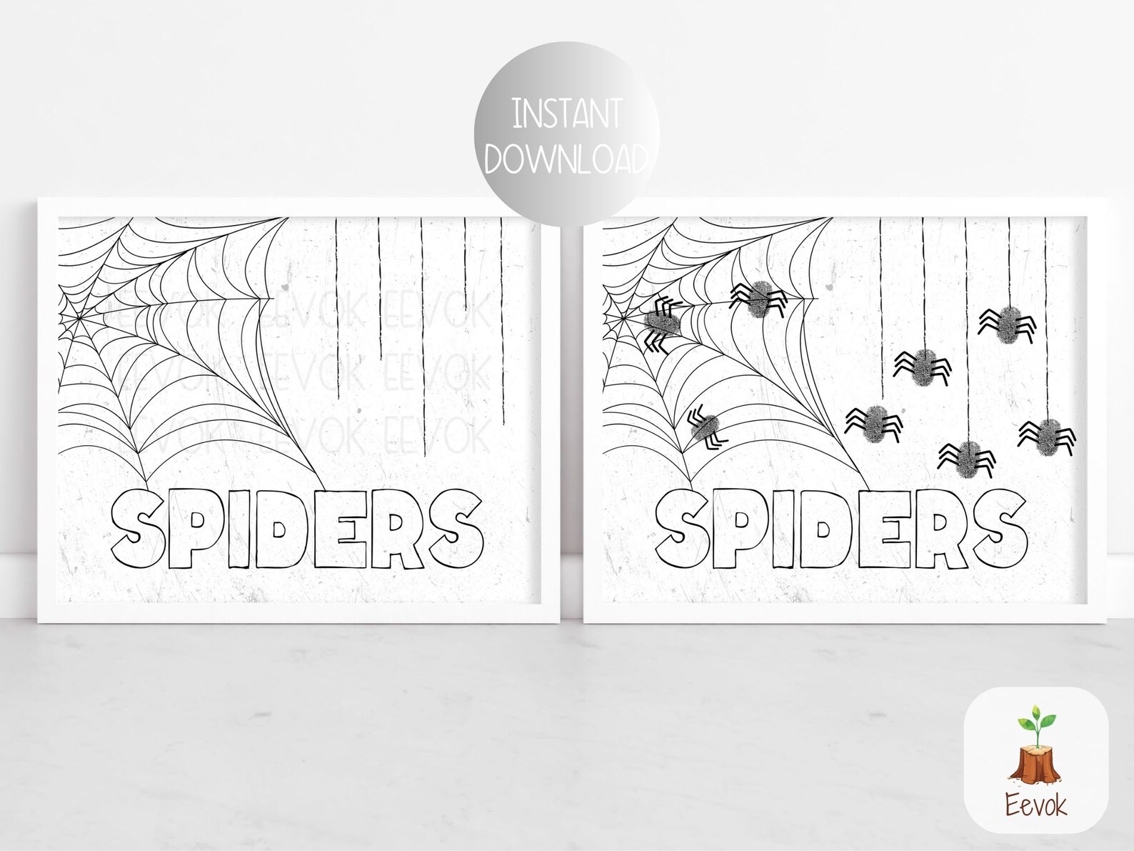 Printable Halloween Handprint Craft, Fall Handprint Craft, DIY ...