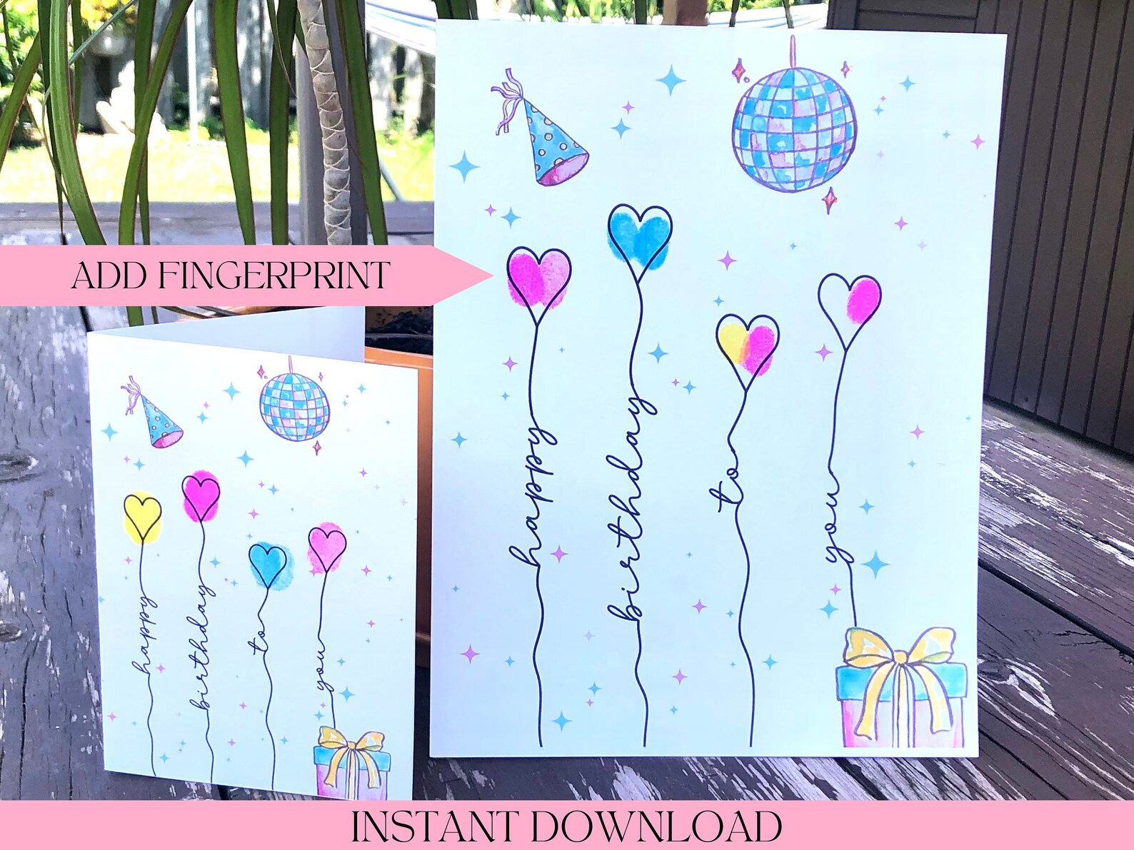 Printable Cute Birthday Card, Printable Greeting Card Toddler ...