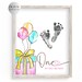 Printable Baby 1st Birthday Milestone, Baby's First Year, Handprint ...