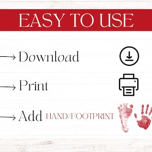 PRINTABLE Baseball Handprint Craft, Fathers Day Baseball Footprint ...