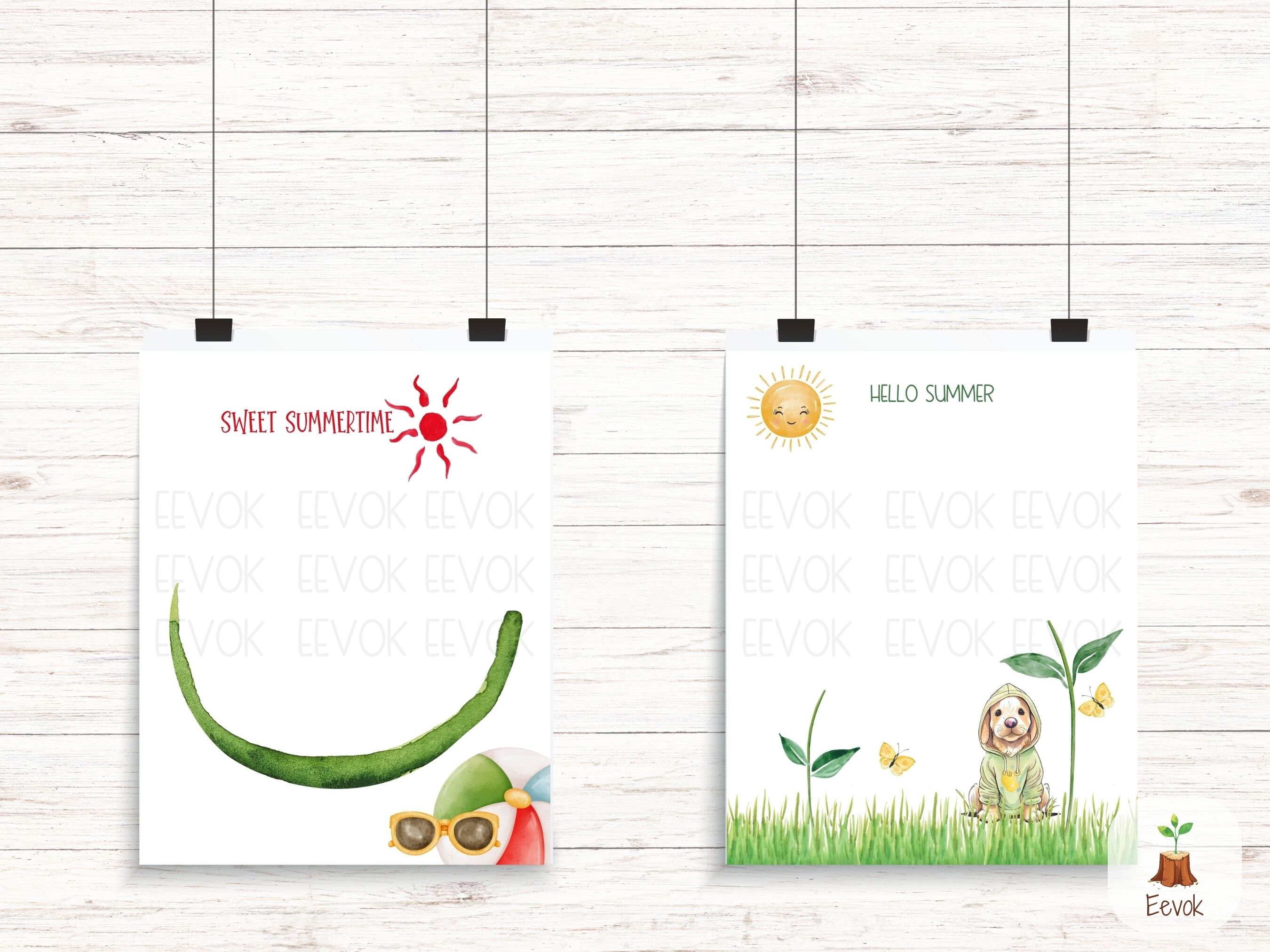Printable Summer Craft Activities, Preschool Summer Craft for Kids ...