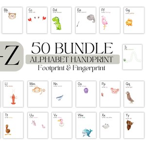 A-Z Alphabet Handprint Craft, Activity Sheets, Coloring Pages ...