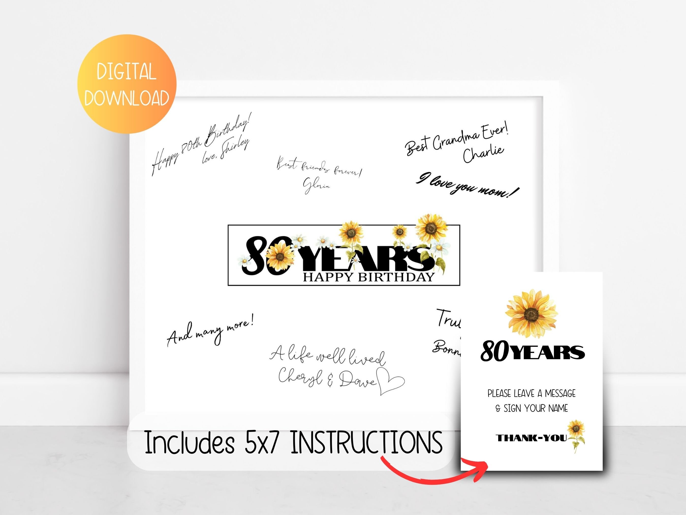 80th Birthday Sign 80th Birthday Poster Mom 80th Birthday - Etsy Australia