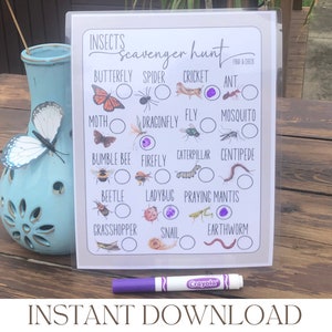 Printable Nature Scavenger Hunt, Outdoors, Nature Walk, Science ...