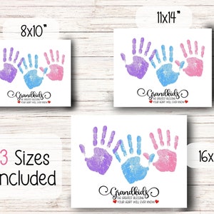 Mother's Day Craft for Grandma, Handprint Keepsake for Grandma ...