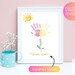 Grandparents Day Handprint Craft Personalized Card, Printable Gift for ...