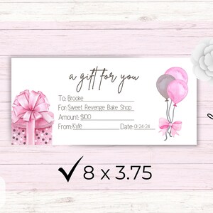 Printable Gift Certificate Ticket Template Gift Card Coupon Printable ...