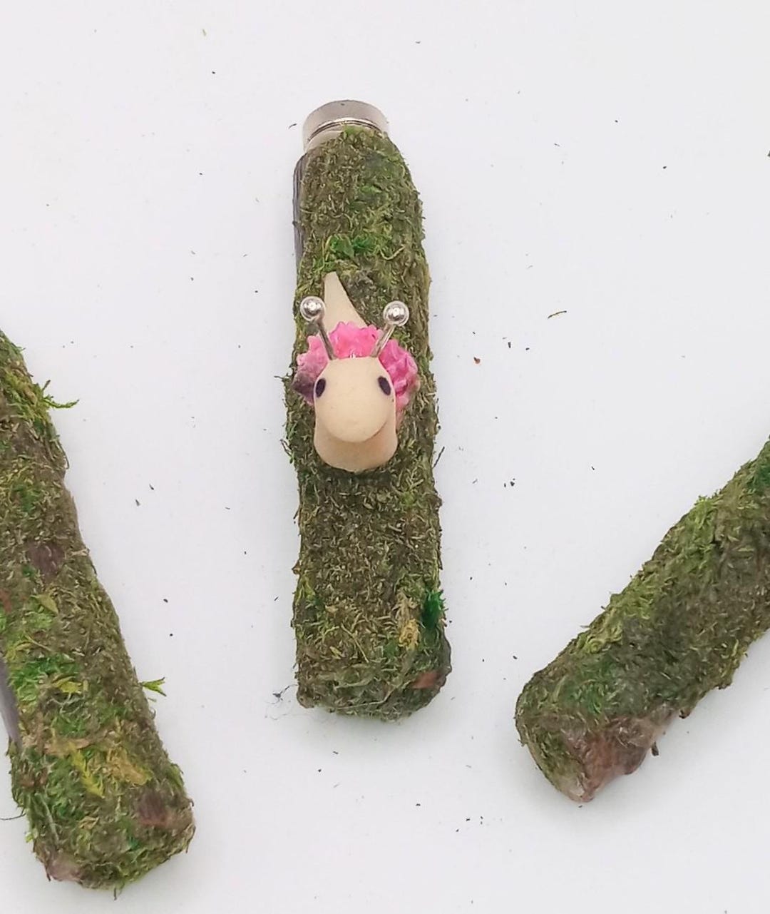 Jumping Spider Glow Snail Natural Tree Branch Peg Ledges Set of 3 ...