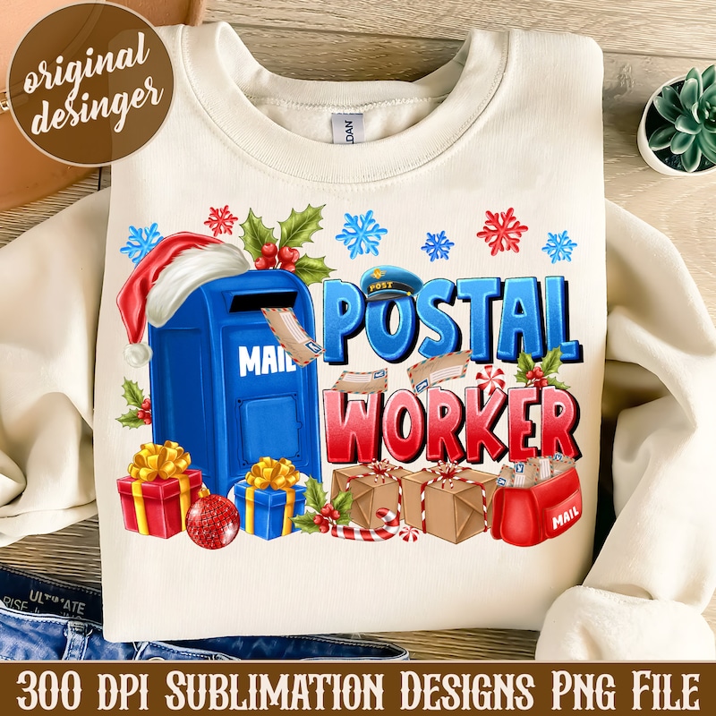Postal Worker Svg - Etsy