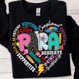 Strong Para Png,paraprofessional Png,teacher Assistant Sublimation ...