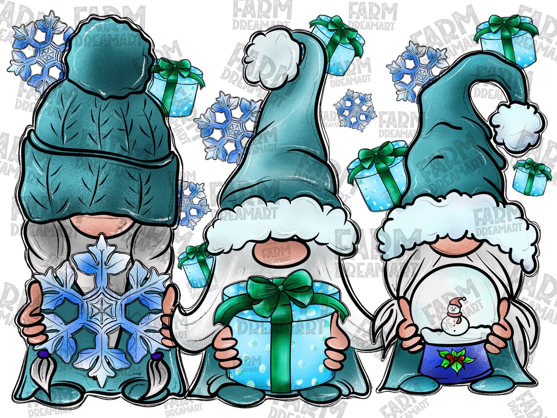 Winter Gnomies Png Sublimation Design Gnomes Sublimation - Etsy