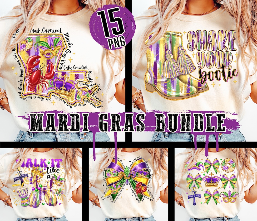 Mardi Gras Bundle Png, Coquette Mardi Gras Bow, Fleur De Lis Png, Mardi ...