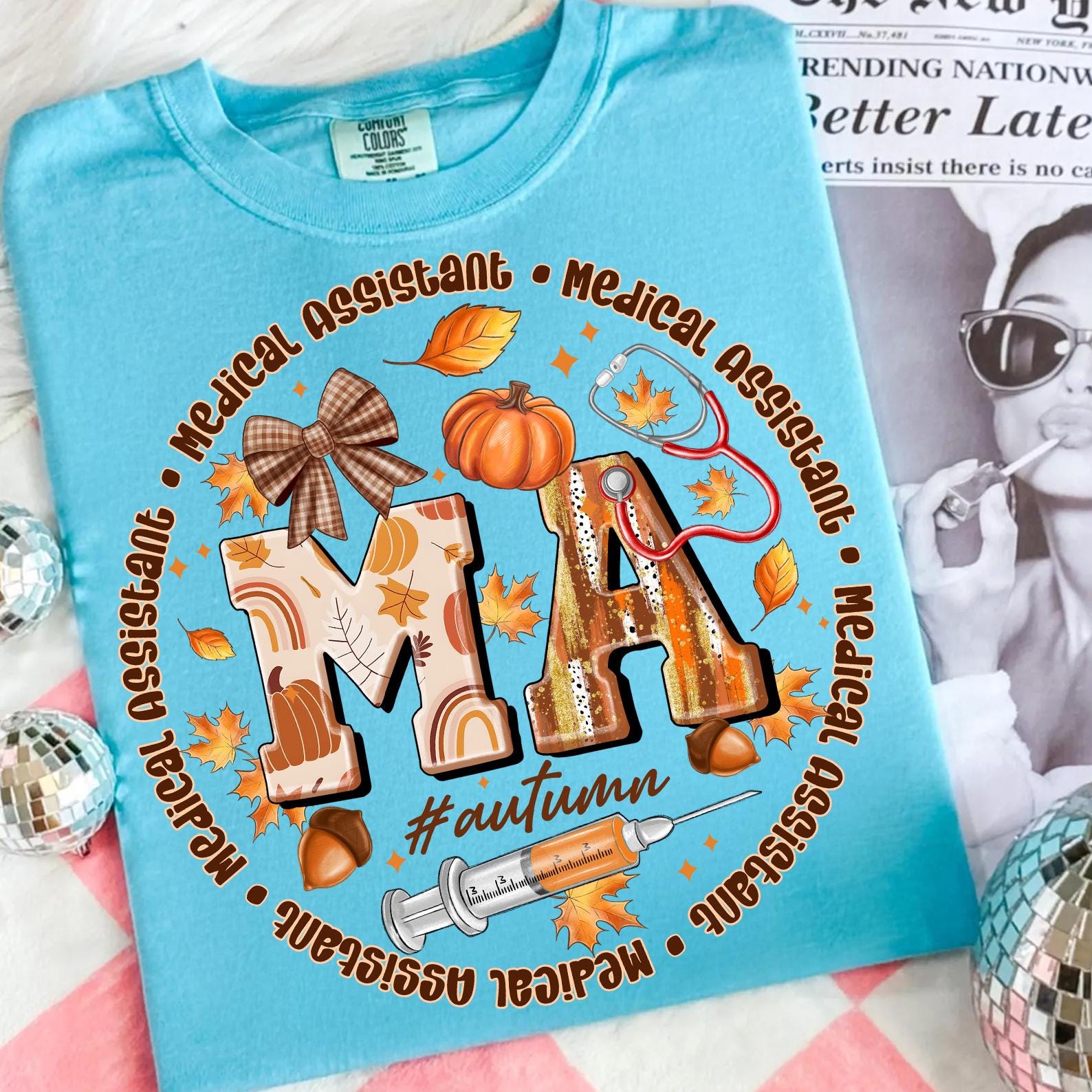 MA Fall Png,ma PNG Sublimation,medical Assistant Png,medical Assistant ...