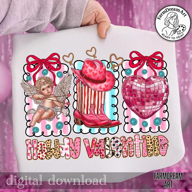 Cowboy Valentine Png, Howdy Valentine Sublimation, Western Valentines ...