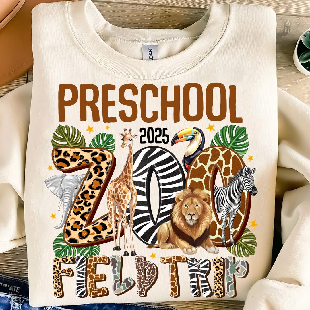 Preschool 2025 Zoo Field Trip Png,zoo Crew Png,zoo Trip Design,back to ...