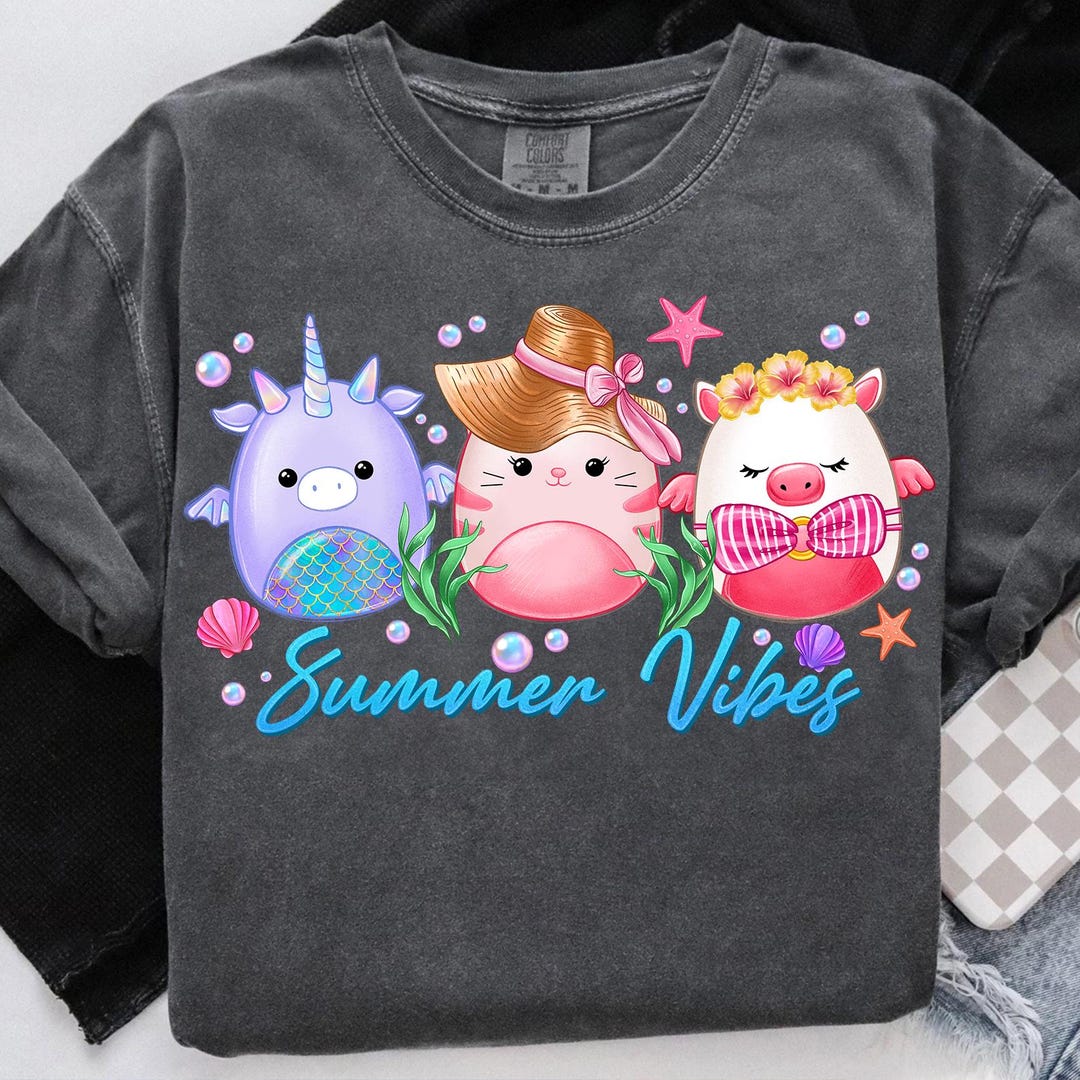 Summer Squishmallow Png, Beach Life Png, Summer Vibes Png,summer ...