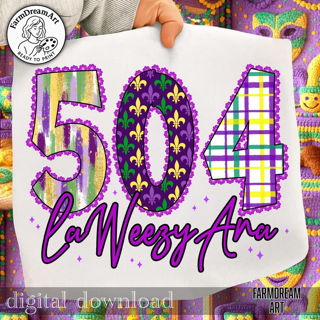 504 La Weezy Png, La Weezy Ana PNG, Louisiana 504 Png, New Orleans 504 ...