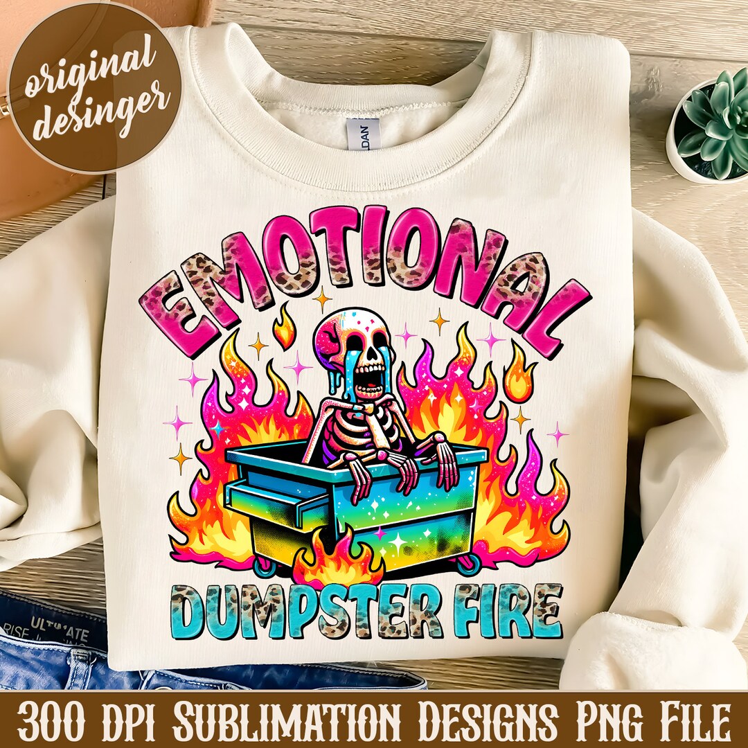 Emotional Dumpster Fire PNG, Snarky Skeleton Clipart, Sad Skeleton Png ...