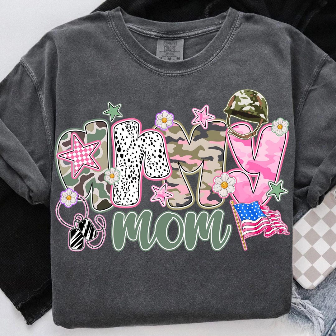 Army Mom Png,military Family Sublimation,camo Mom Sublimation,patriotic ...