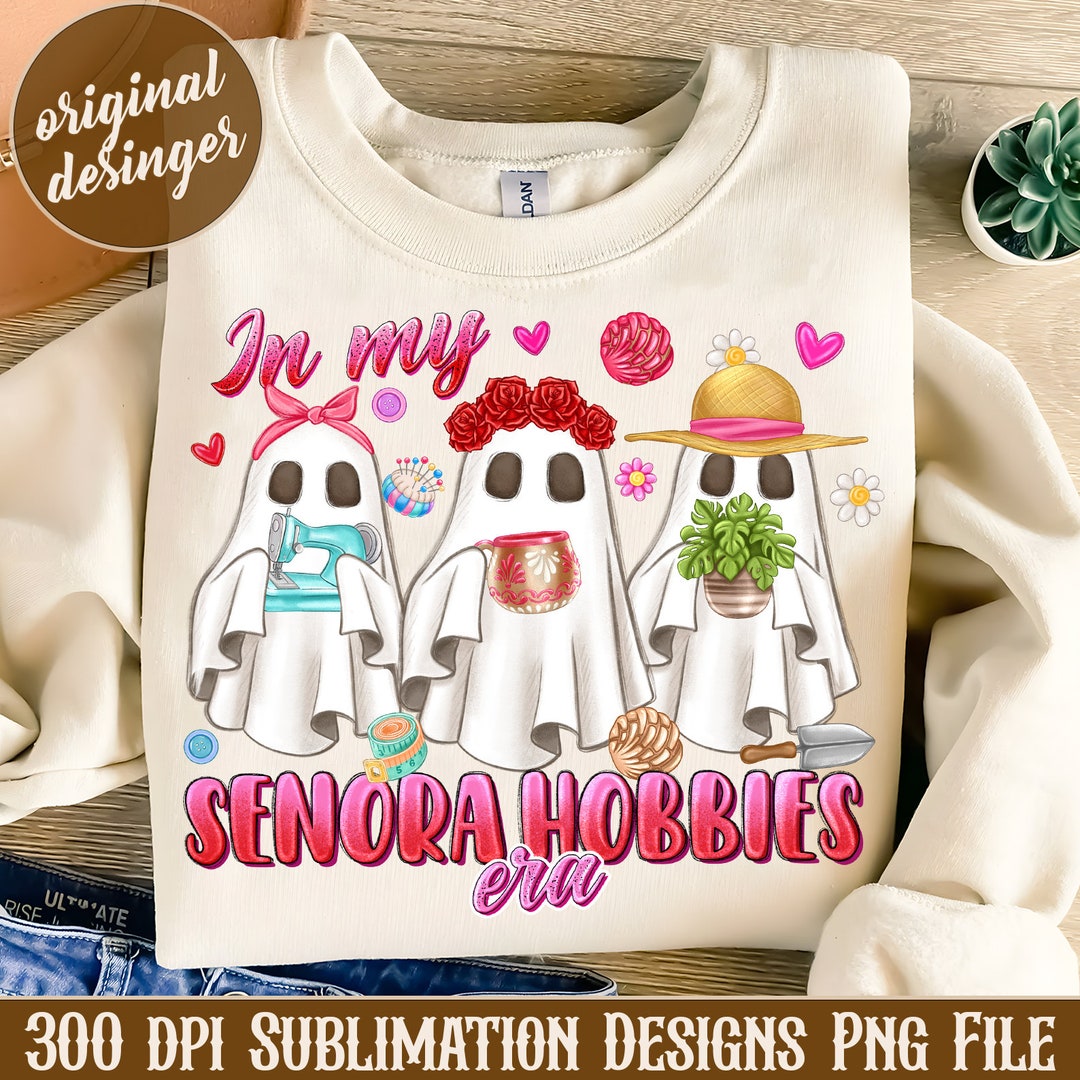 Cute Ghost Png, Latin Ghost Png,in My Senora Hobbies Era Png,spanish ...