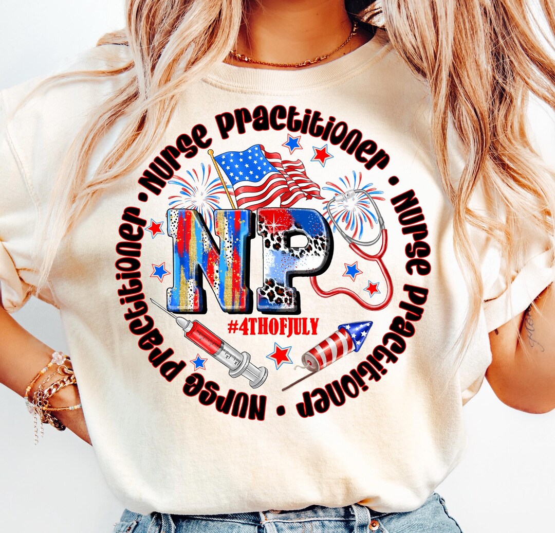 NP 4th of July Png,nurse Practitioner Png,patriotic Nurse Png,medical ...