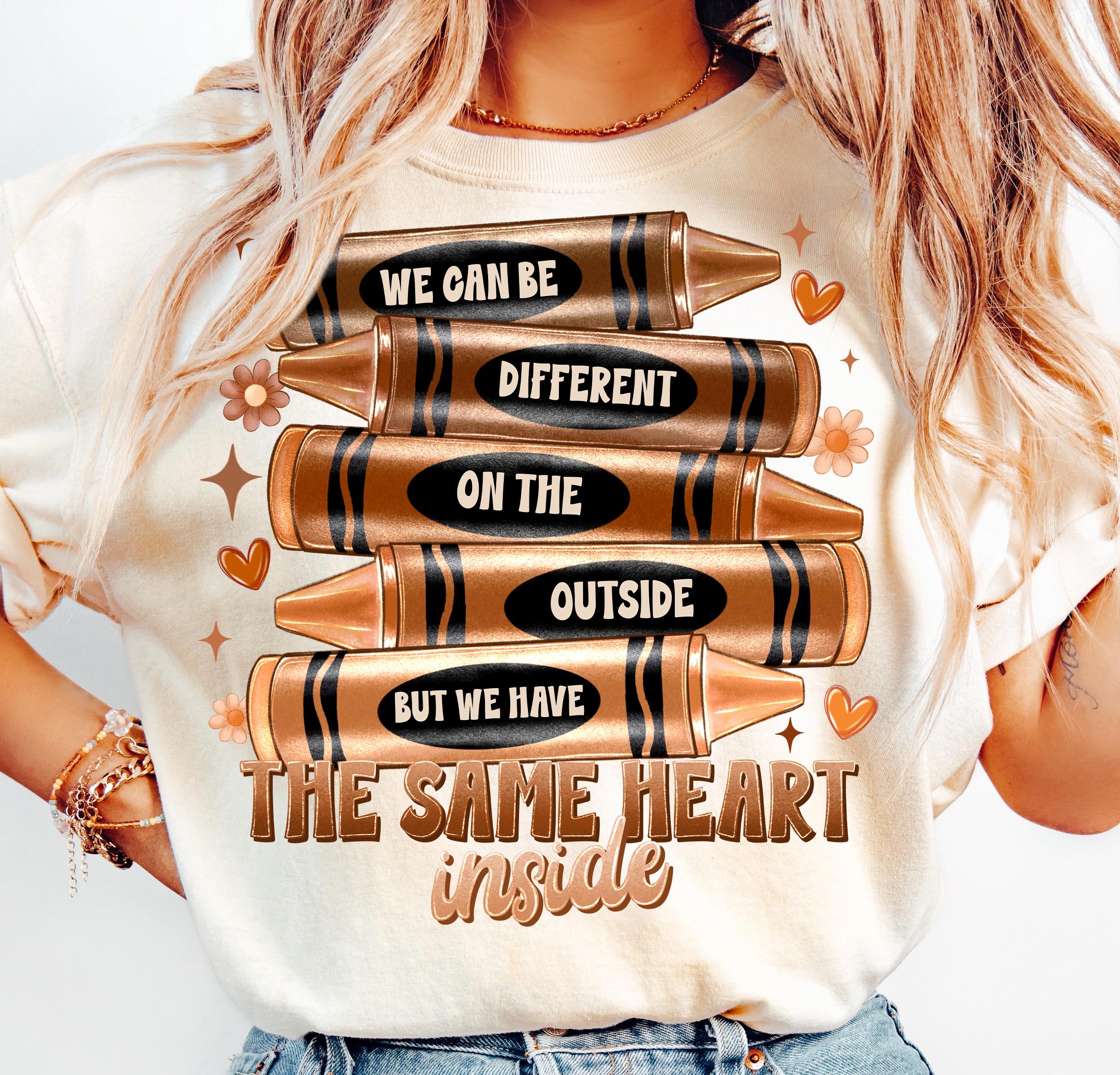 The Same Heart Inside Png Sublimation Design Download, Black History ...