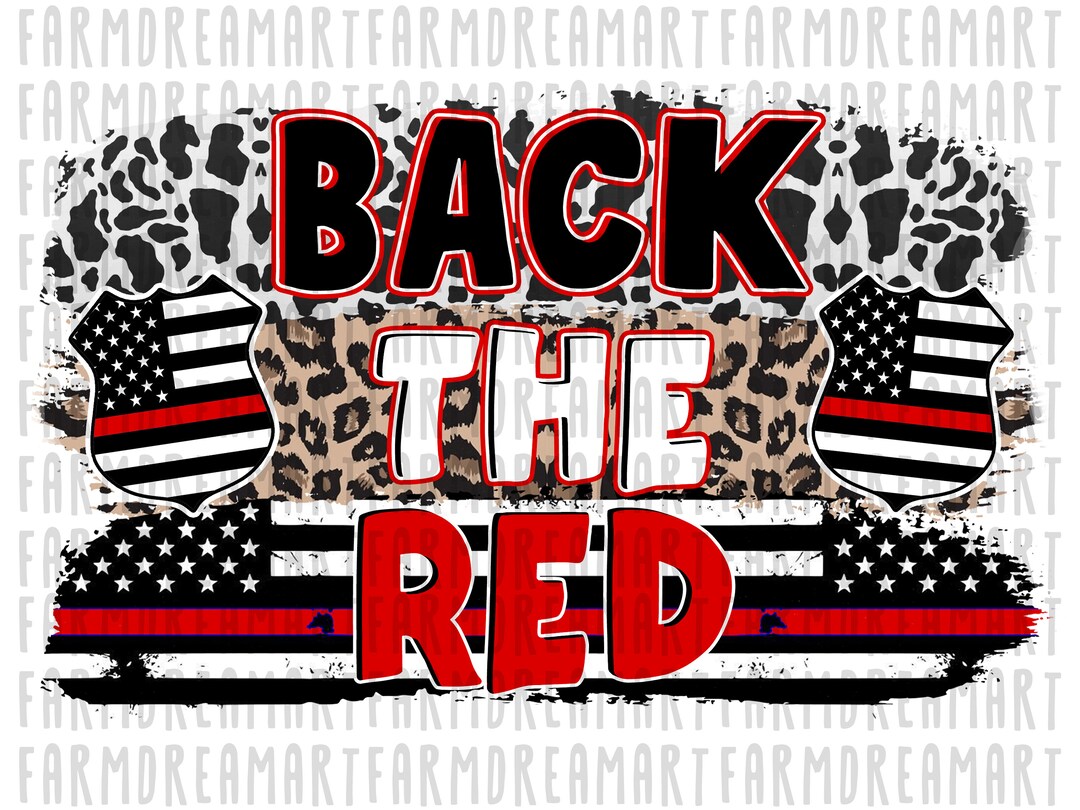 Back the Red Png,blue Stripe Stars Police Design, American Flag, Police ...