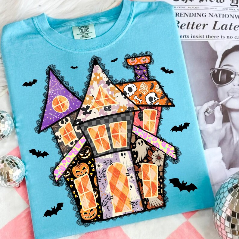 Preppy Witch House Design,haunted House Png,halloween Castle Png,spooky ...