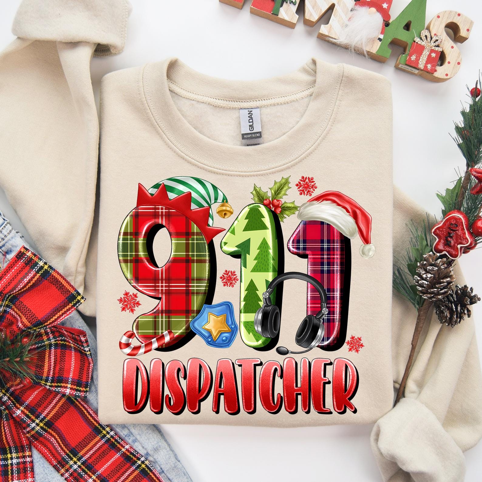 Christmas 911 Dispatcher Png, Santa's Favorite 911 Dispatcher Png ...