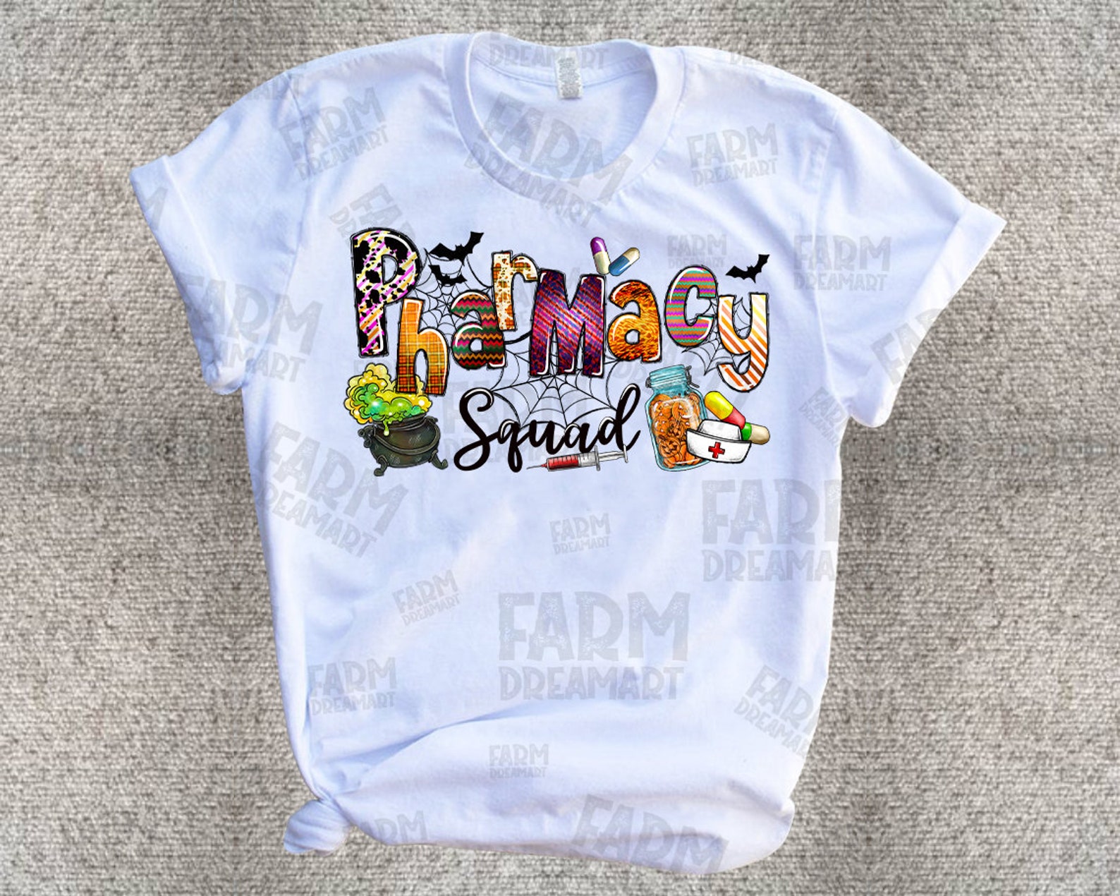 Halloween Pharmacy Squad Png Design Halloween Pharmacy - Etsy