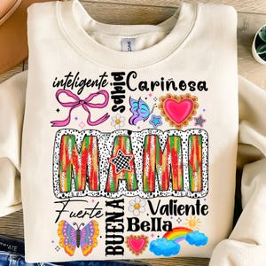 Spanish Mami Png, Floral Mami Png Design, Retro Madre Png Sublimation ...