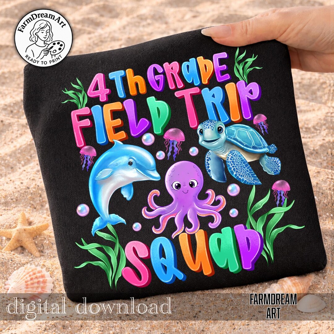4th Grade Field Trip,field Trip Squad Png,school Trip Design,4th Grade ...