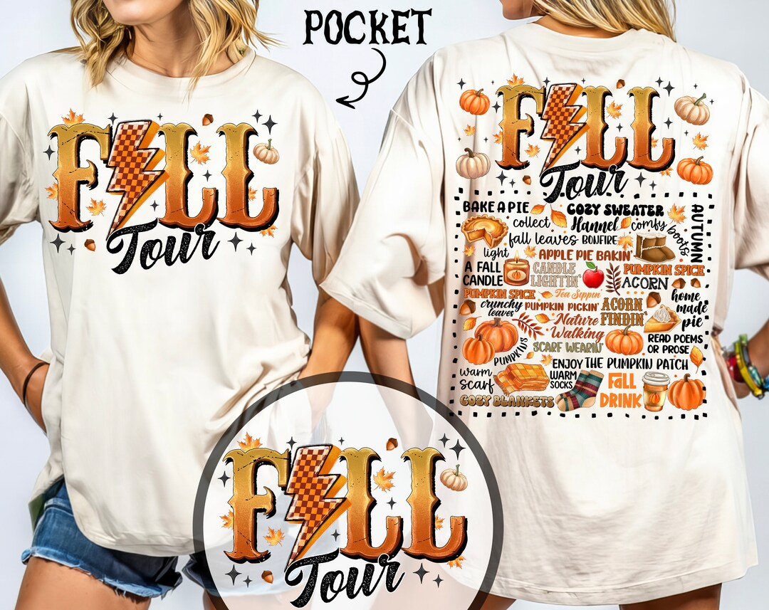 Retro Fall Tour Png, Fall Vibes PNG, Fall Shirt Png, Autumn Design Png ...