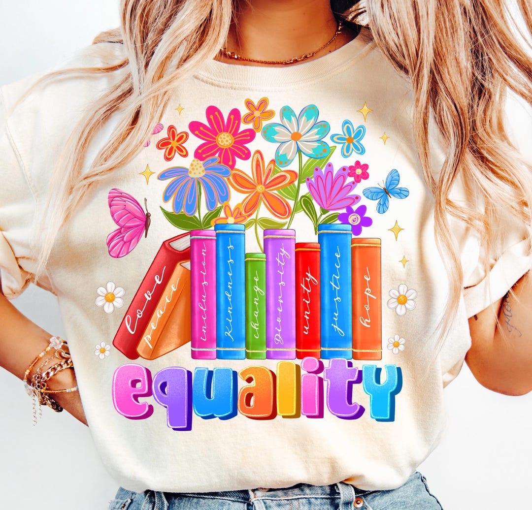 Equality Books Sublimation,diversity Inclusion Png,rainbow Books Png ...