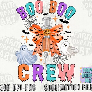 Boo Boo Crew Png, Halloween Nurse Png, Halloween Png,nurse Halloween ...