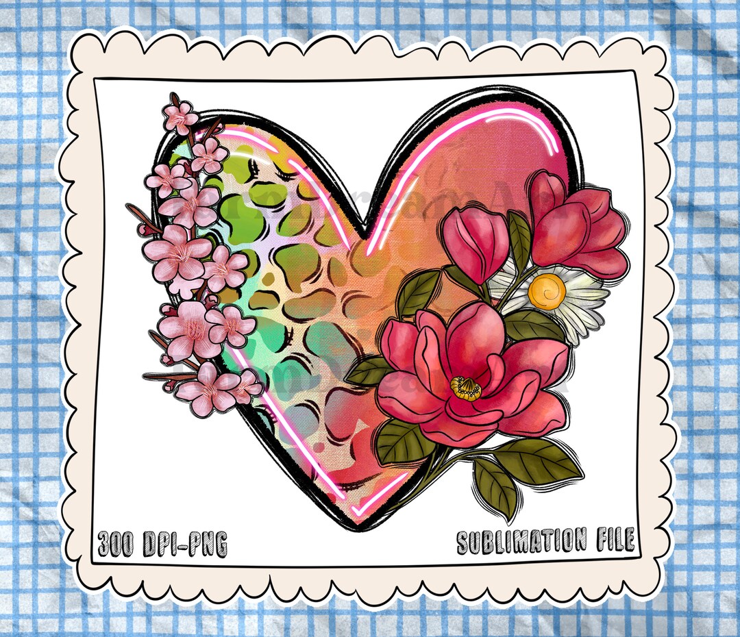 Valentine's Day Heart Png Sublimation Design, Valentine's Day Png, Love ...