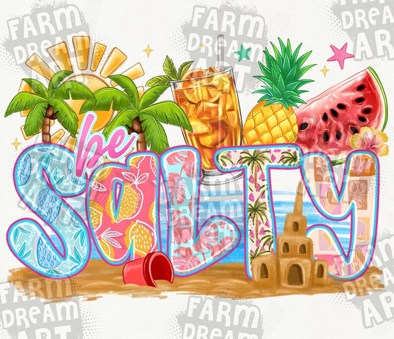 Be Salty Png, Beach Life Png, Salty Vibes Png,summer Sublimation Design ...