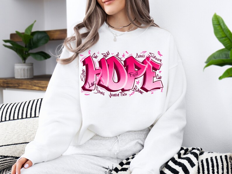 Hope Png Sublimation Design Download, Breast Cancer Png, Cancer ...