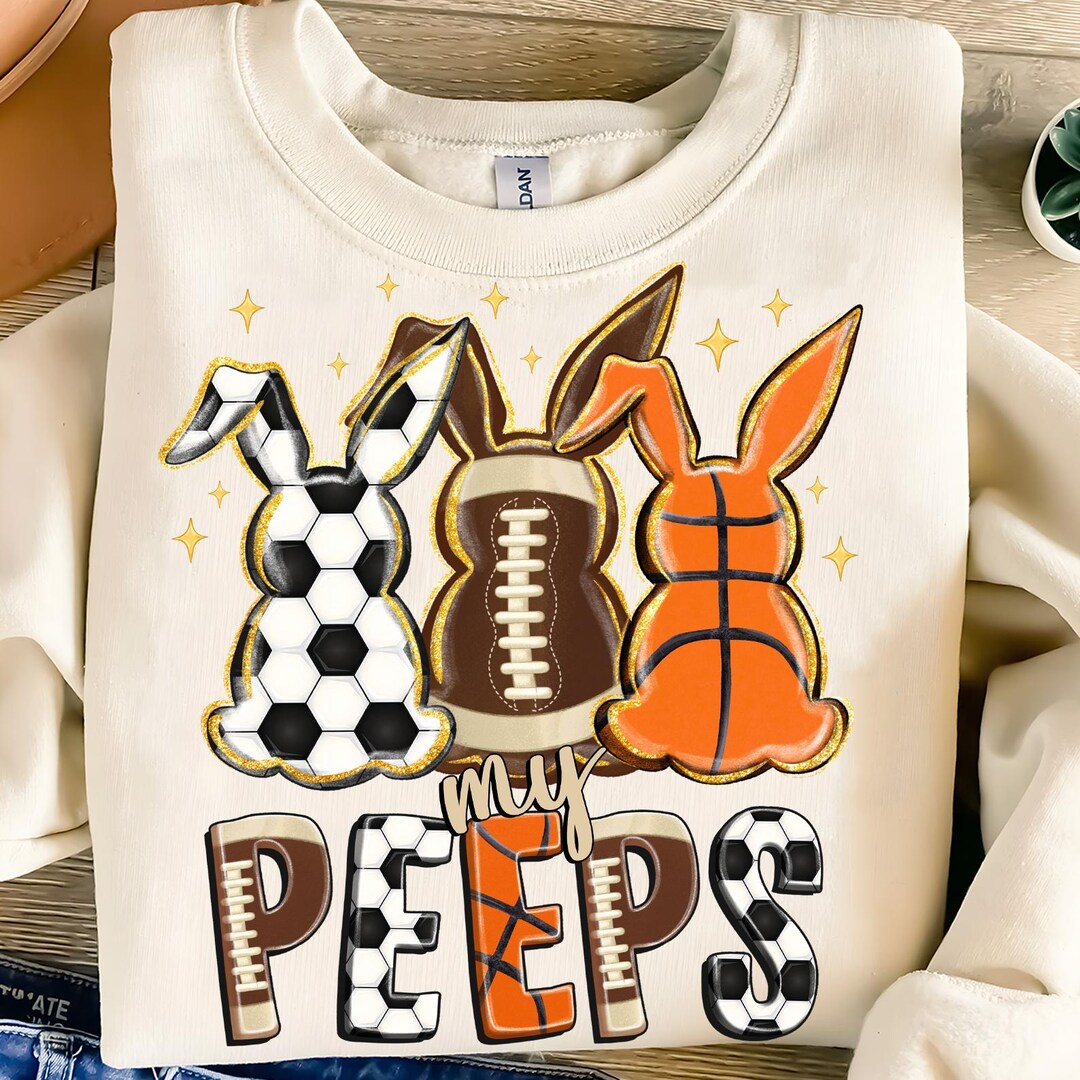 Sports Ball Easter Peep Png, Bunny Peep Soccer Png, Bunny Baseball ...