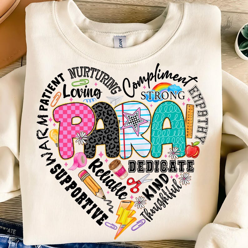 Strong Para Png,paraprofessional Png,teacher Assistant Sublimation ...