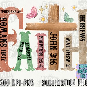 Retro Christian Png Sublimation Design Download, Faith Png, Christian ...