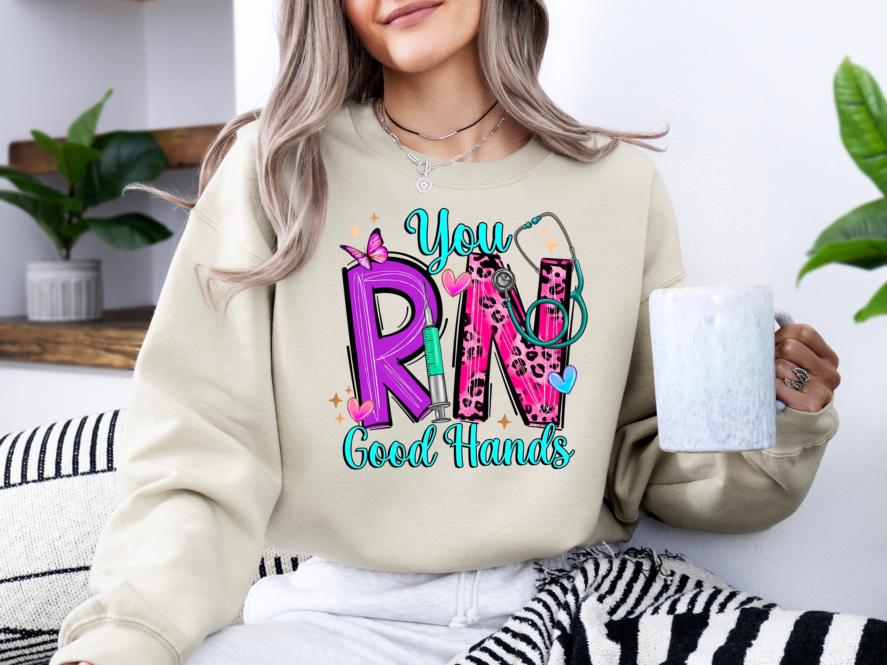 You RN Good Hands Registered Nurse Png Sublimation Design Download ...